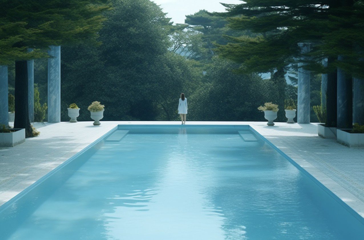 L’eau de la piscine est verte en été, le meilleur remède de grand-mère